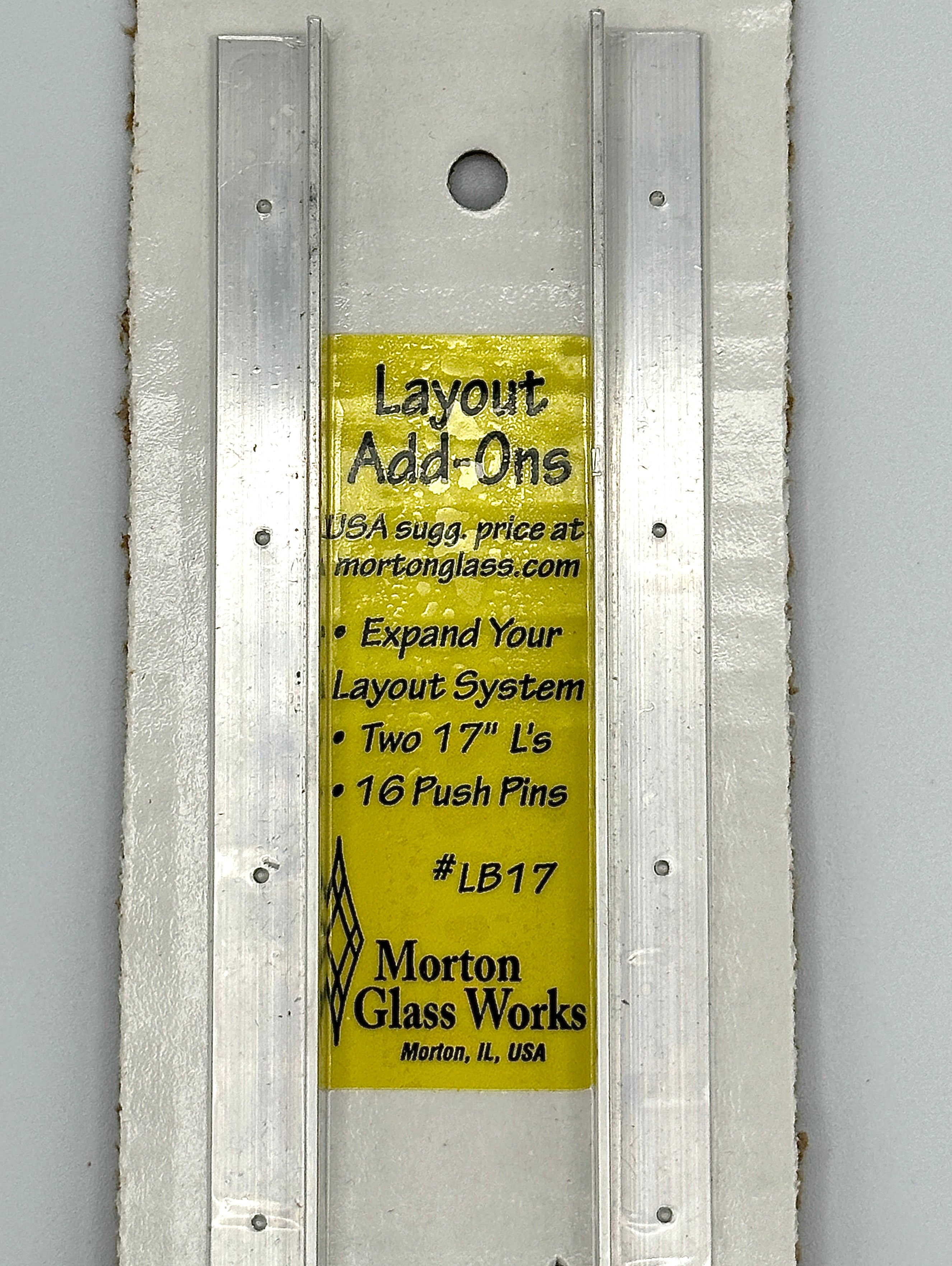 MORTON LAYOUT ADD ONS (2 X 17" BLOCKS, 16 PINS) – Seraphim Glass Works